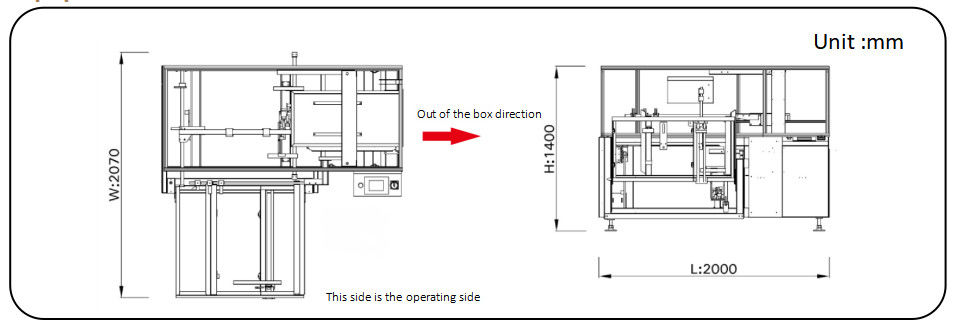 GPK-40 Automatic Carton Erector(Left In,Right Out)Open The Carton